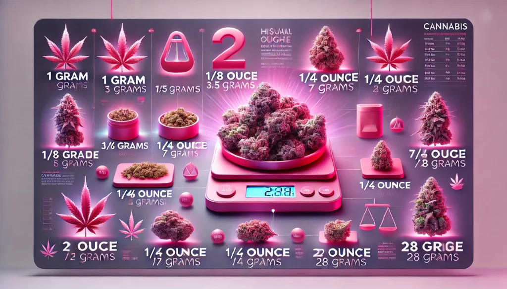 Cannabis quantities, weights, and measurements – Pink House